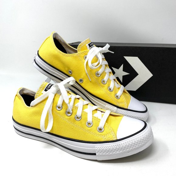 Converse | Shoes | Converse Chuck Taylor As Yellow Womens Sneakers ...